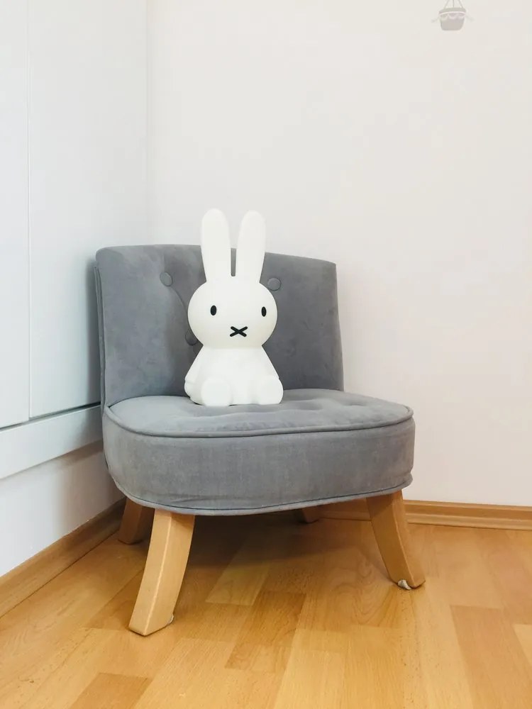 lovel.cz Dětské designové křeslo Bunny bez ocásku