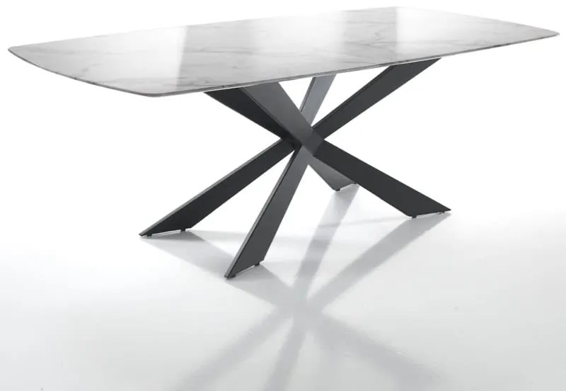 Tomasucci Stůl TIPS MARBLE 76x100x200cm,  černo-mramorový