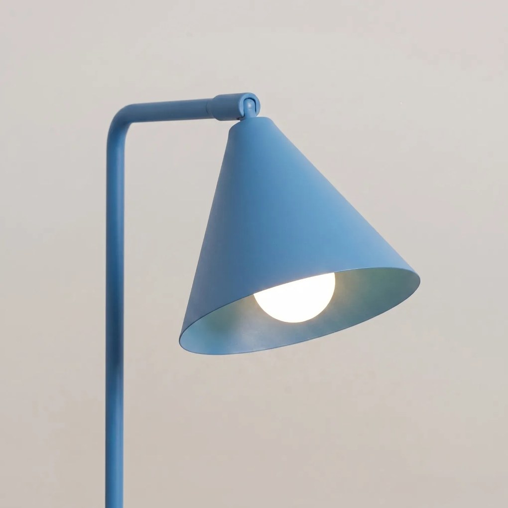 Sollux Lighting Stolní lampa NOX světle modrá
