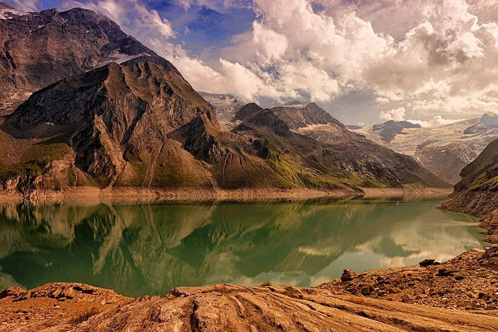 Fototapeta jezero v horách