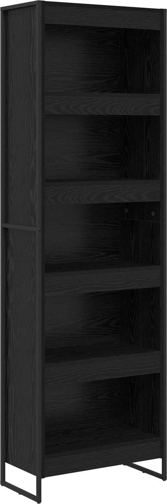 Knihovna 60 x 30 x 189,5 cm Kompozitní dřevo Černý dub 3402998