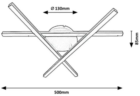 Rabalux - LED Stropní svítidlo 3xLED/25W/230V