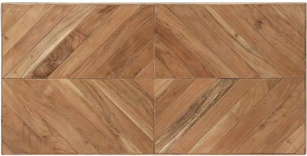 Jídelní stůl 120 x 60 x 76 cm masivní akácie a mangovník 323546