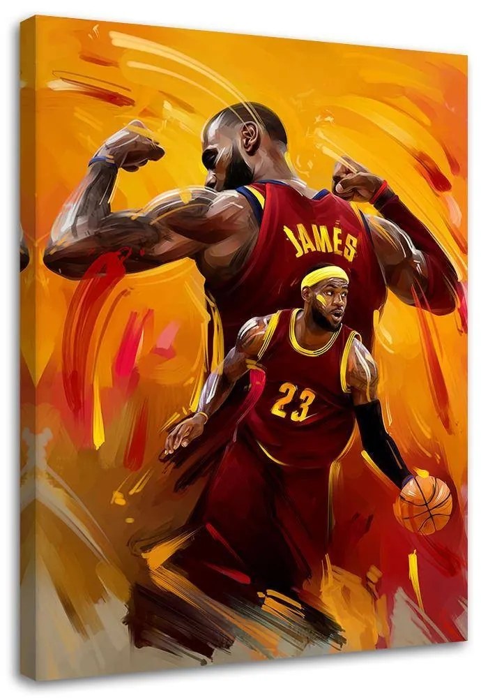 Gario Obraz na plátně LeBron James - Dmitry Belov Rozměry: 40 x 60 cm