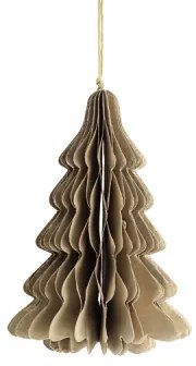 Papírový vánoční stromeček Granstad Beige 15 cm Storefactory Scandinavia
