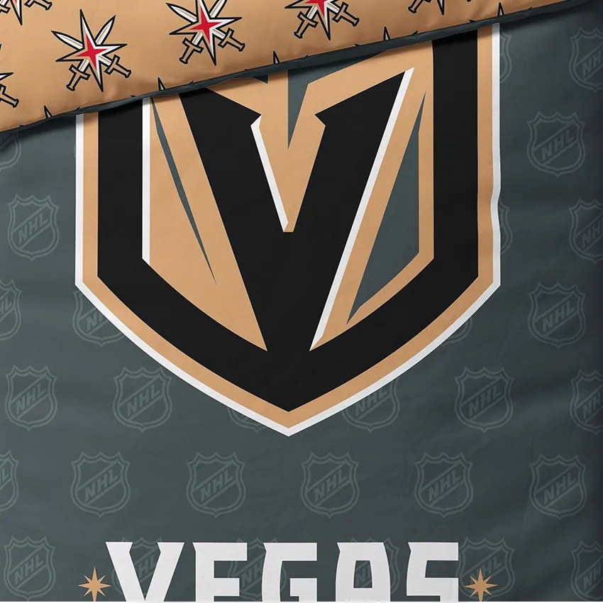 Hokejové povlečení NHL Vegas Golden Knights Shields Velikost: 140x200 + 70x90 cm