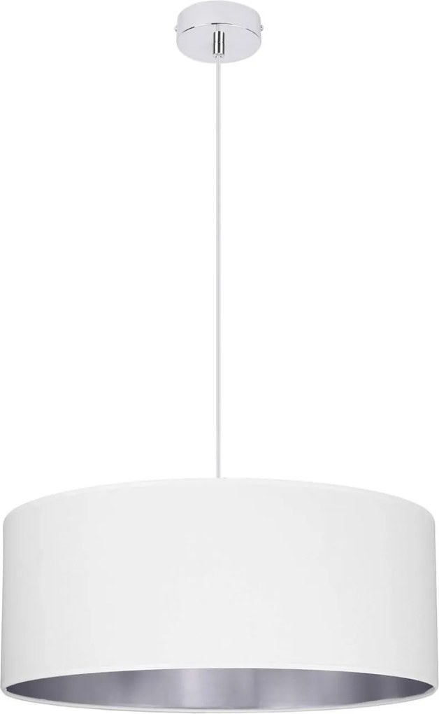 Závěsné svítidlo Shade, 1x textilní stínítko (výběr ze 2 barev), (výběr ze 3 barev konstrukce), (fi 50cm), ch