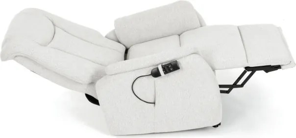 Polohovací křeslo béžové, elektrické TV-L8963 CRM2