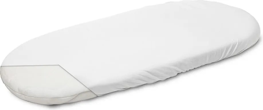 Prostěradlo Jersey do kočárku New Baby bílé 35x75 cm