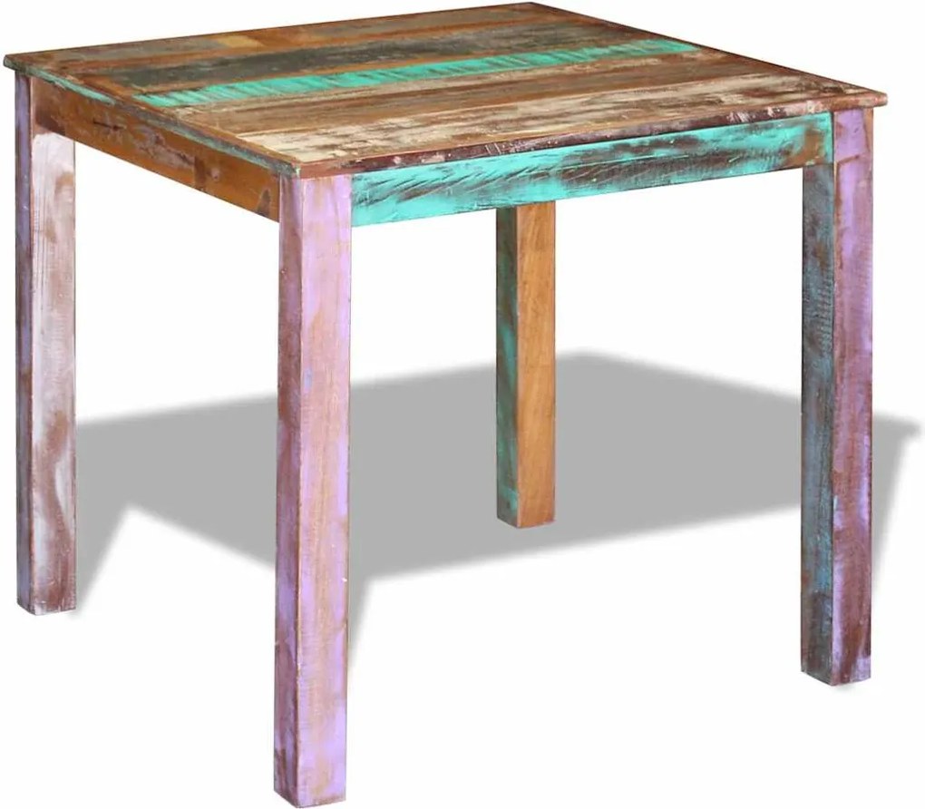 Jídelní stůl masivní recyklované dřevo 80 x 82 x 76 cm 243452