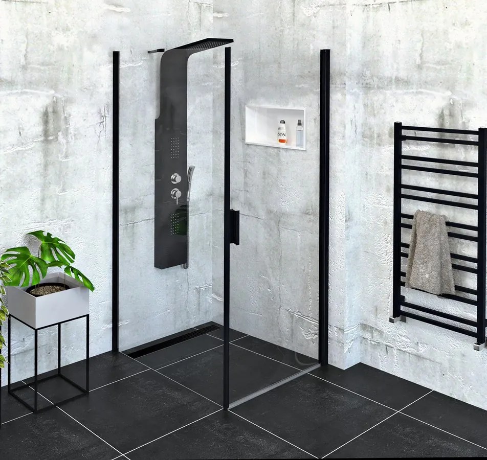 Polysan ZOOM LINE BLACK 80 x 90 cm ZL1280BZL3290B sprchový kout Koupelny Bernold