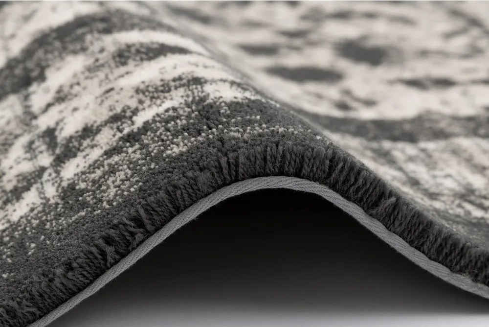 Antracitový vlněný koberec 200x300 cm Agnus Classic – Agnella