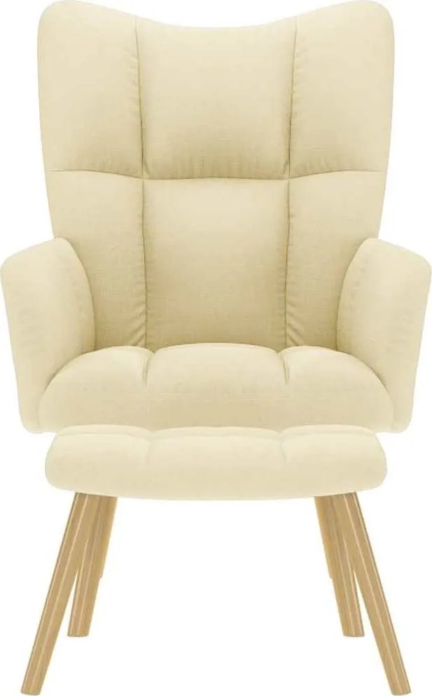 vidaXL Relaxační křeslo s podnožkou textil [4016785] Barva: Hnědá