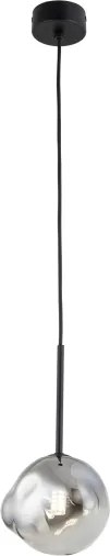 Brilagi - Lustr na lanku VULCANO 1xG9/8W/230V pr. 15 cm černá/kouřová černá