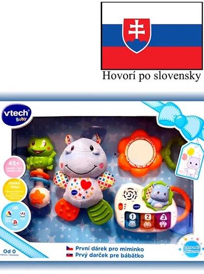 Vtech První dárek pro miminko (SK) - modrý