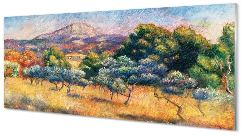 akrylový obraz Art maloval podzimní pohled 120x60 cm