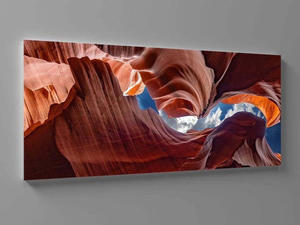Liox XXL Obraz Abstraktní kaňon v arizoně Rozměr: 250 x 125 cm
