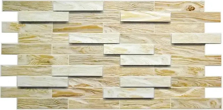 Obkladový 3D PVC panel 98 x 48 cm - Bleached Oak dub bělený