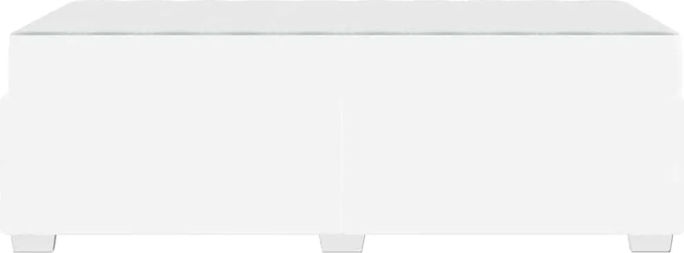 Rám postele Bílá 90 x 190 cm PVC 3399220