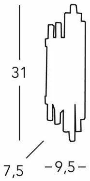 Kolarz 0342.62S.3 - Nástěnné svítidlo ONTARIO 2xE14/40W/230V 31 cm 24K zlato