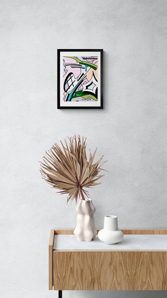 PAUSER | S-Mesh Rám: Dubový, Velikost: 70 x 50 cm