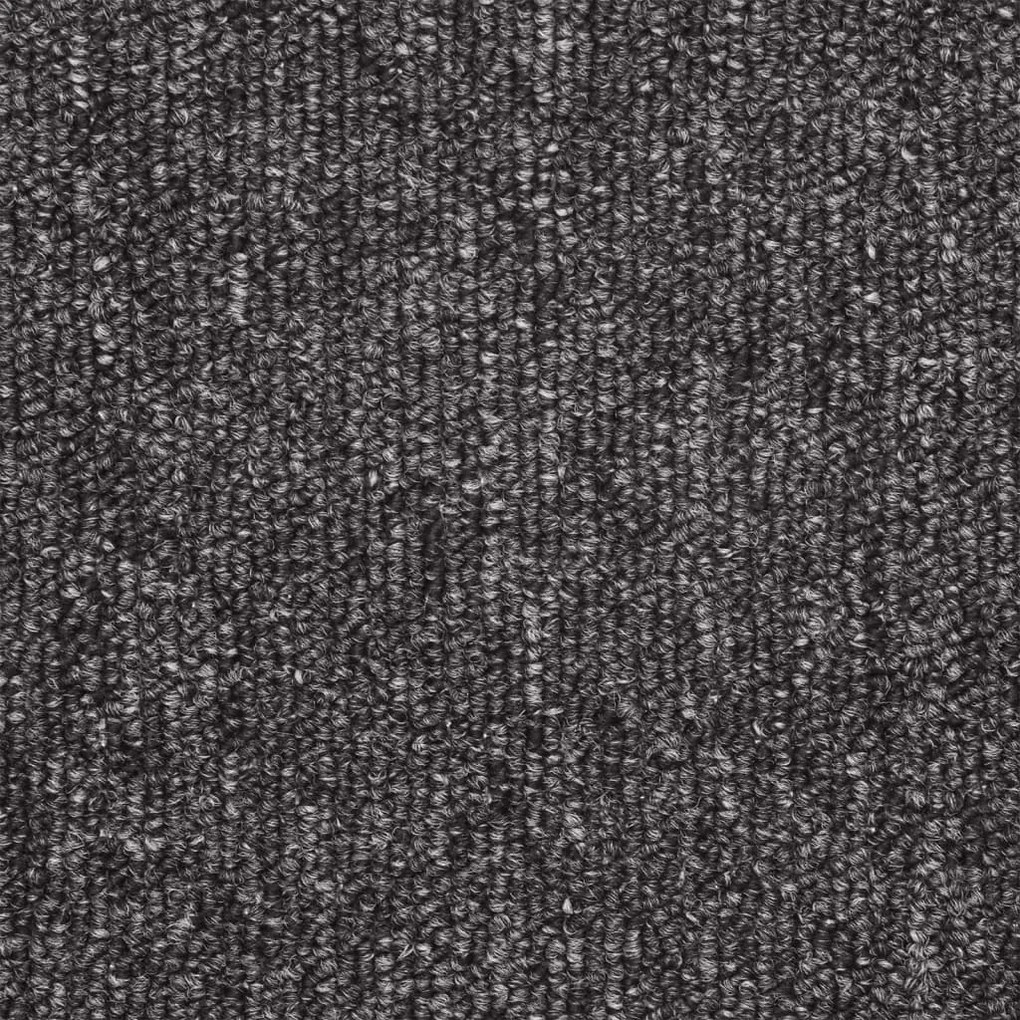 Schodové rohože 15 ks 56x17x3 cm antracitové půlkulaté 133876