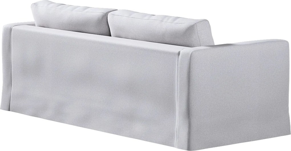 Potah na pohovku IKEA Karlstad 3-místná, nerozkládací, dlouhý barva šedá látka pletený vzor