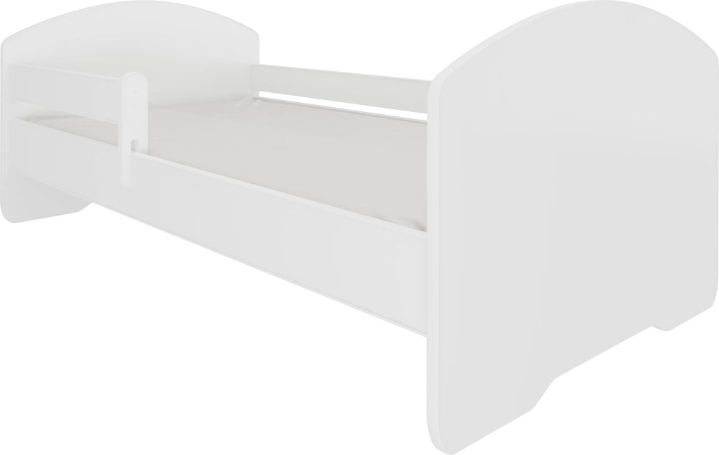 ADRK Furniture Postel s matrací a zábranou PEPE 140x70 CH-Pep- Bar- W-140-E063