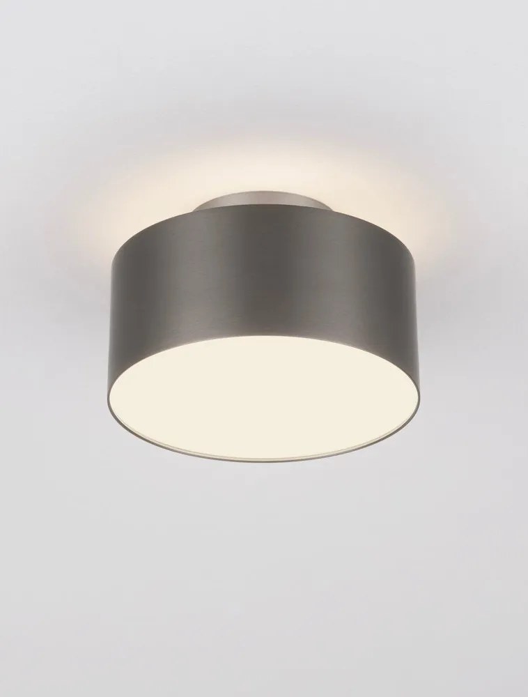 Šedé hliníkové LED stropní svítidlo Ozen – Nova Luce