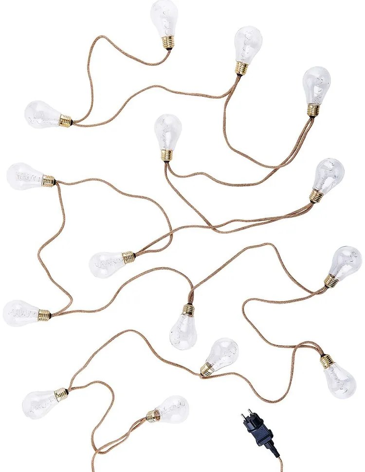 BULB LIGHTS Světelný řetěz žárovky 15 světel