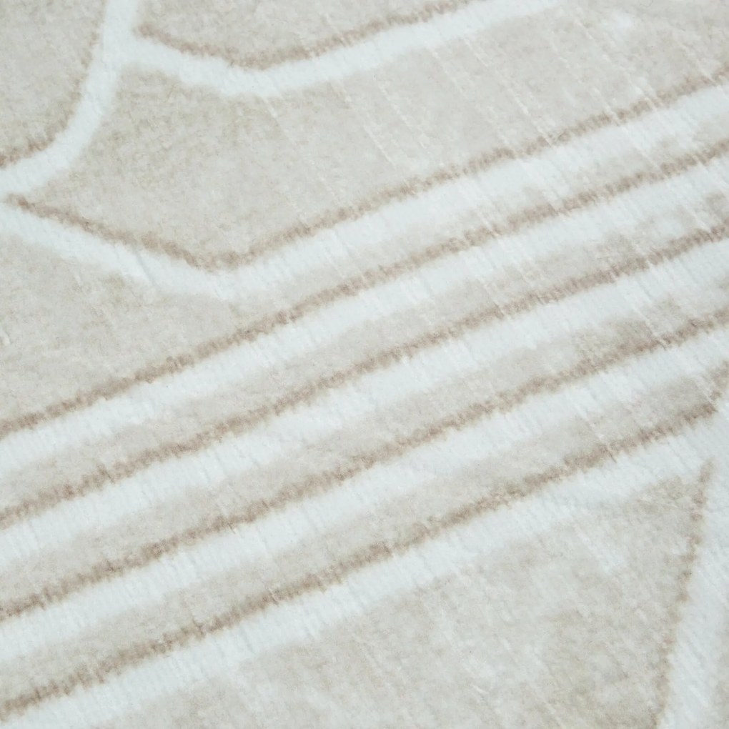 Koberec Print2, 80x140 cm, béžový