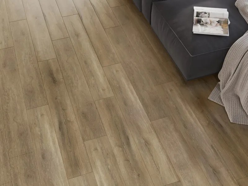 Mexen Long Creek vinylové panely 1240 x 182 mm SPC 6,5 mm, podložka IXPE 1,5 mm, 4 V-spára, Dub - F1050-1240-182-505-4V1-01
