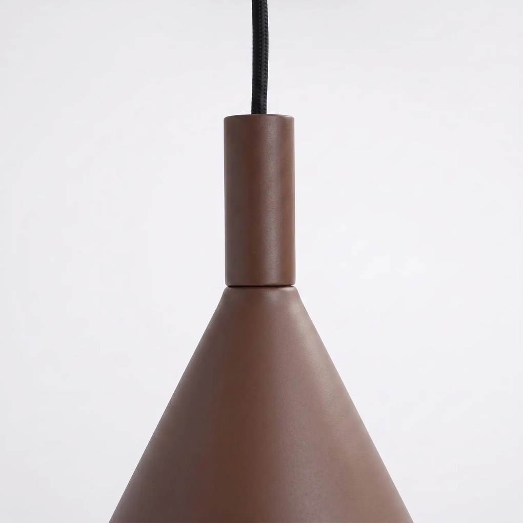 Sollux Lighting Závěsné svítidlo NOX 25 hnědé
