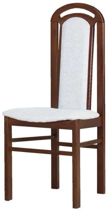 Židle KK (ořechová / ušlechtilá šedá)