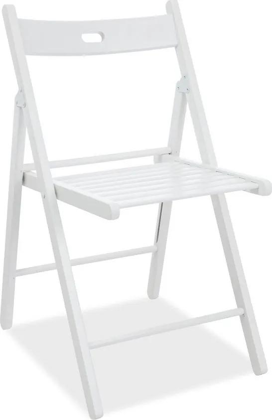 Casarredo - Komfort nábytek Dřevěná skládací židle SMART II, bílá
