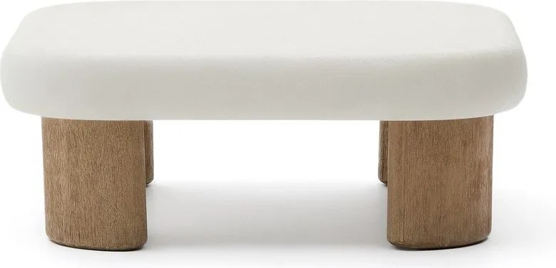 Zahradní konferenční stolek s betonovou deskou 80x80 cm Labra – Kave Home