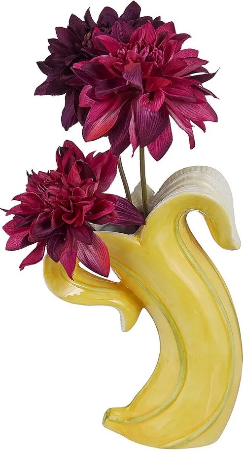 Butlers BANANA Váza 24 cm - žlutá