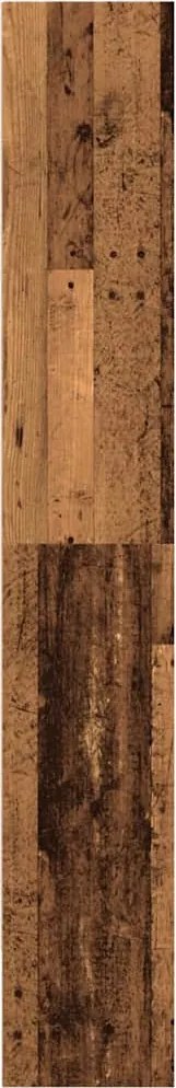 Knihovna old wood 80 x 30 x 189 cm kompozitní dřevo 3314676