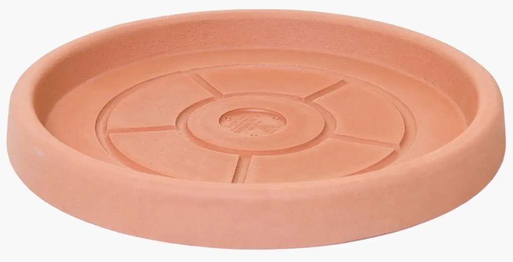 Miska pod květináč PLATO, plast, Ø 22 cm, natur