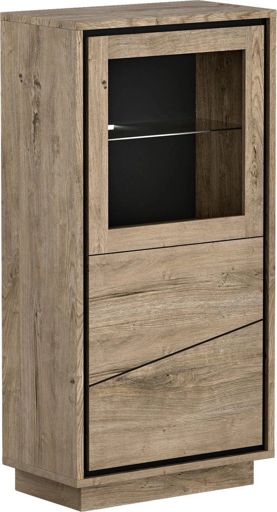 XXXLutz VITRÍNA, koňaková, 68/143/37 cm Hom`in - Kredence a vitríny - 000552059515