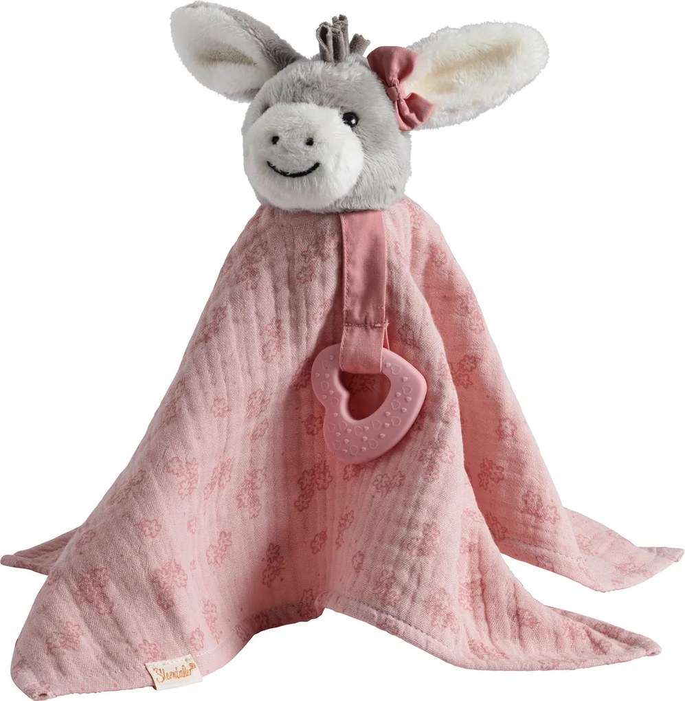 Tchibo - Mazlicí dečka Sterntaler »Oslík Emmi Girl« - barva: růžová