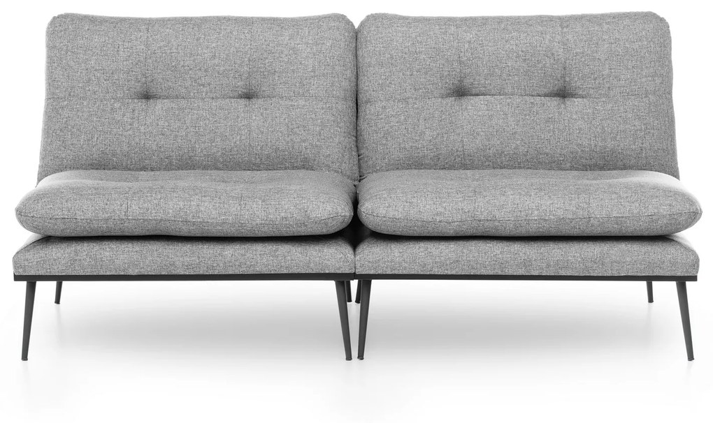 Atelier del Sofa 3-místná pohovka Martin Sofabed - Grey GR110, Šedá