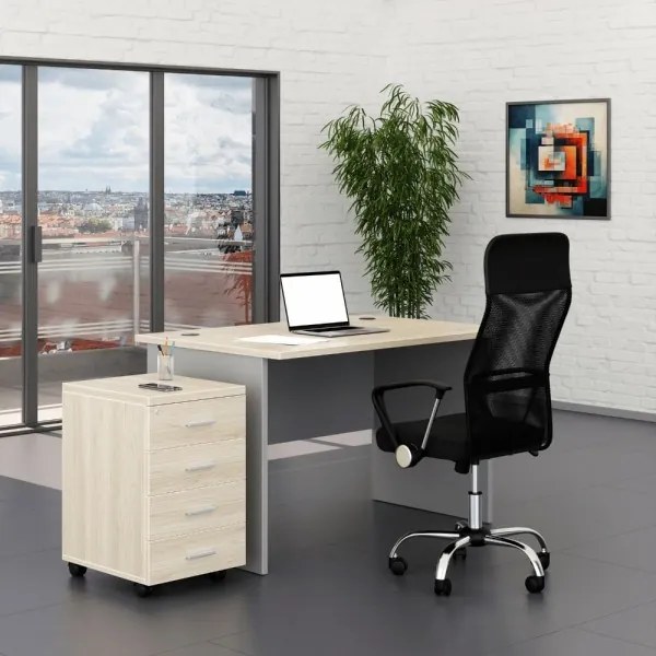 Sestava kancelářského nábytku SimpleOffice 1, 120 cm