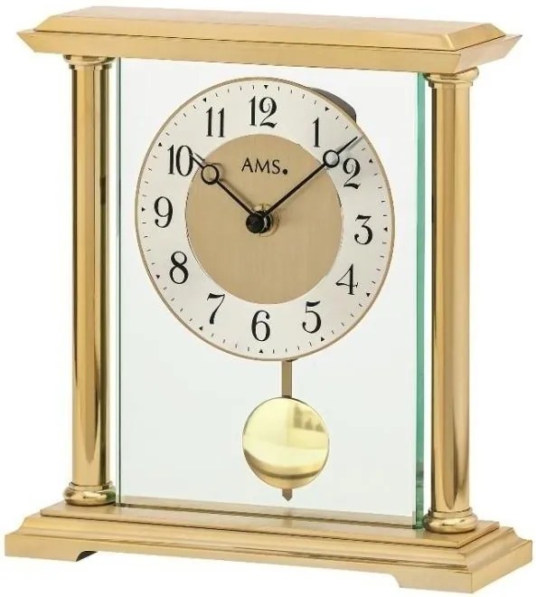 Luxusní stolní kyvadlové hodiny 1143 AMS 22cm
