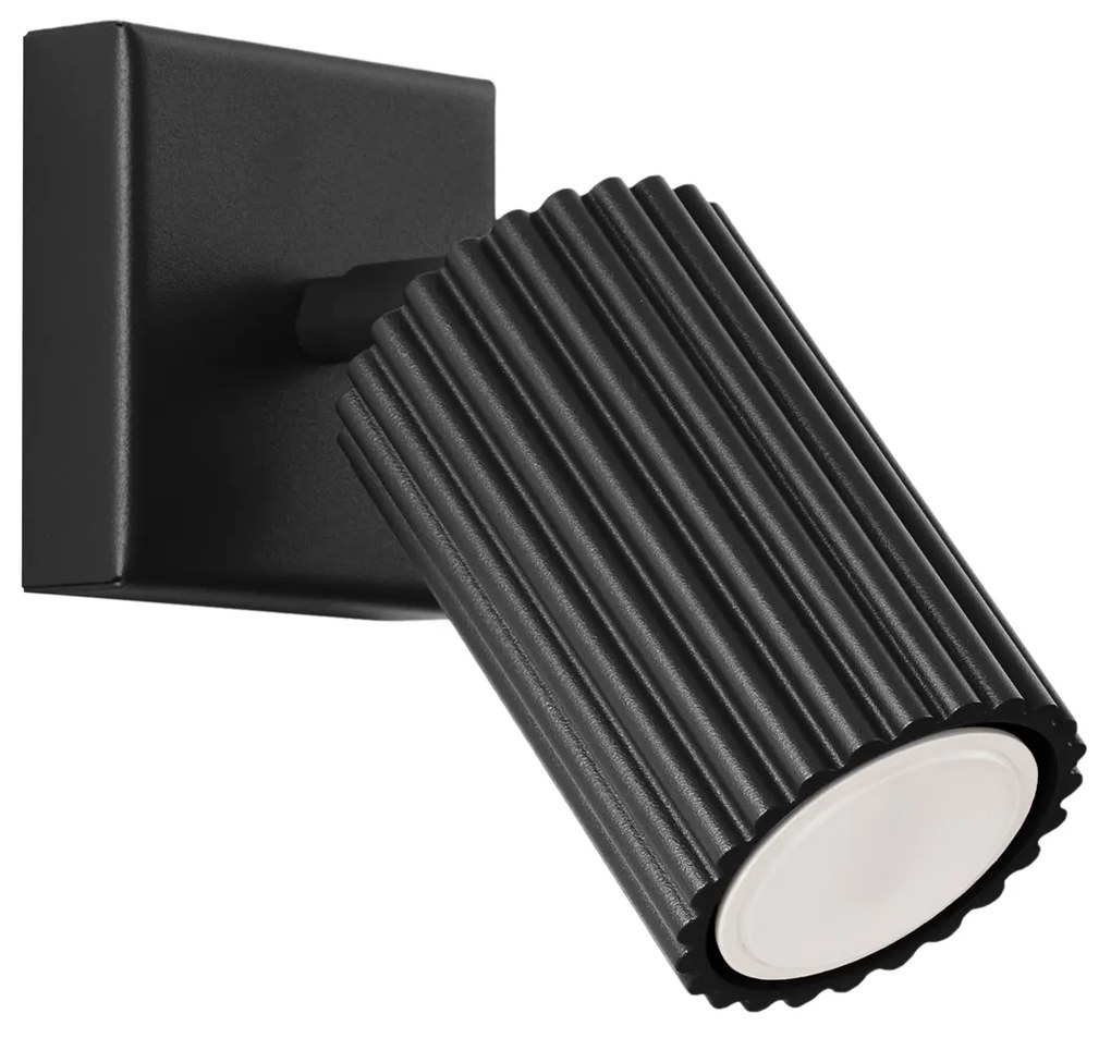 Sollux Lighting Nástěnné svítidlo KARBON Černá