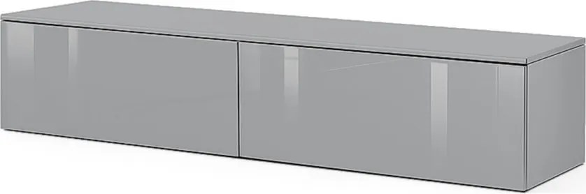 TV stolek 1,75 šedý lávový lesk Legs Box