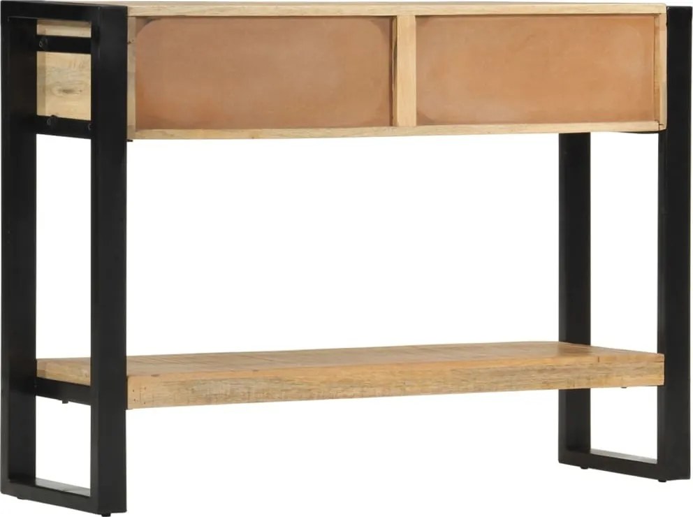 vidaXL Konzolový stolek 110x30x76 cm masivní hrubé mangovníkové dřevo [351619]