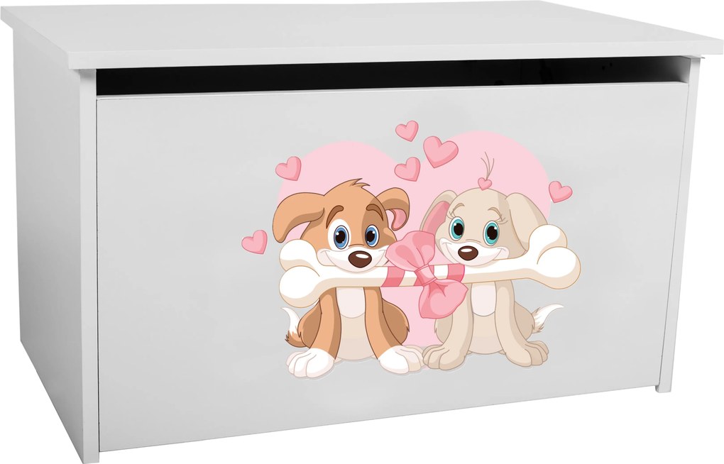 ADRK Furniture Truhla na hračky DARIA TB-Dar-DOG-O010