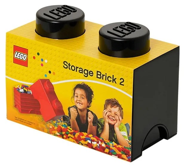 Černý úložný dvojbox LEGO®