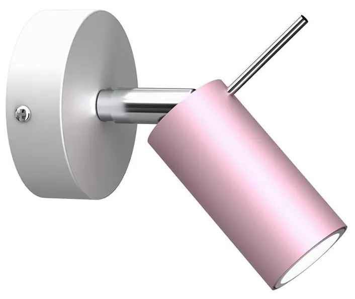 Nástěnné bodové svítidlo PRESTON 1xGU10/MR11/40W/230V růžová